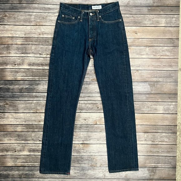 Gustin | Jeans | Gustin California Straight Selvedge Jeans Sz 3x33 Blue ...